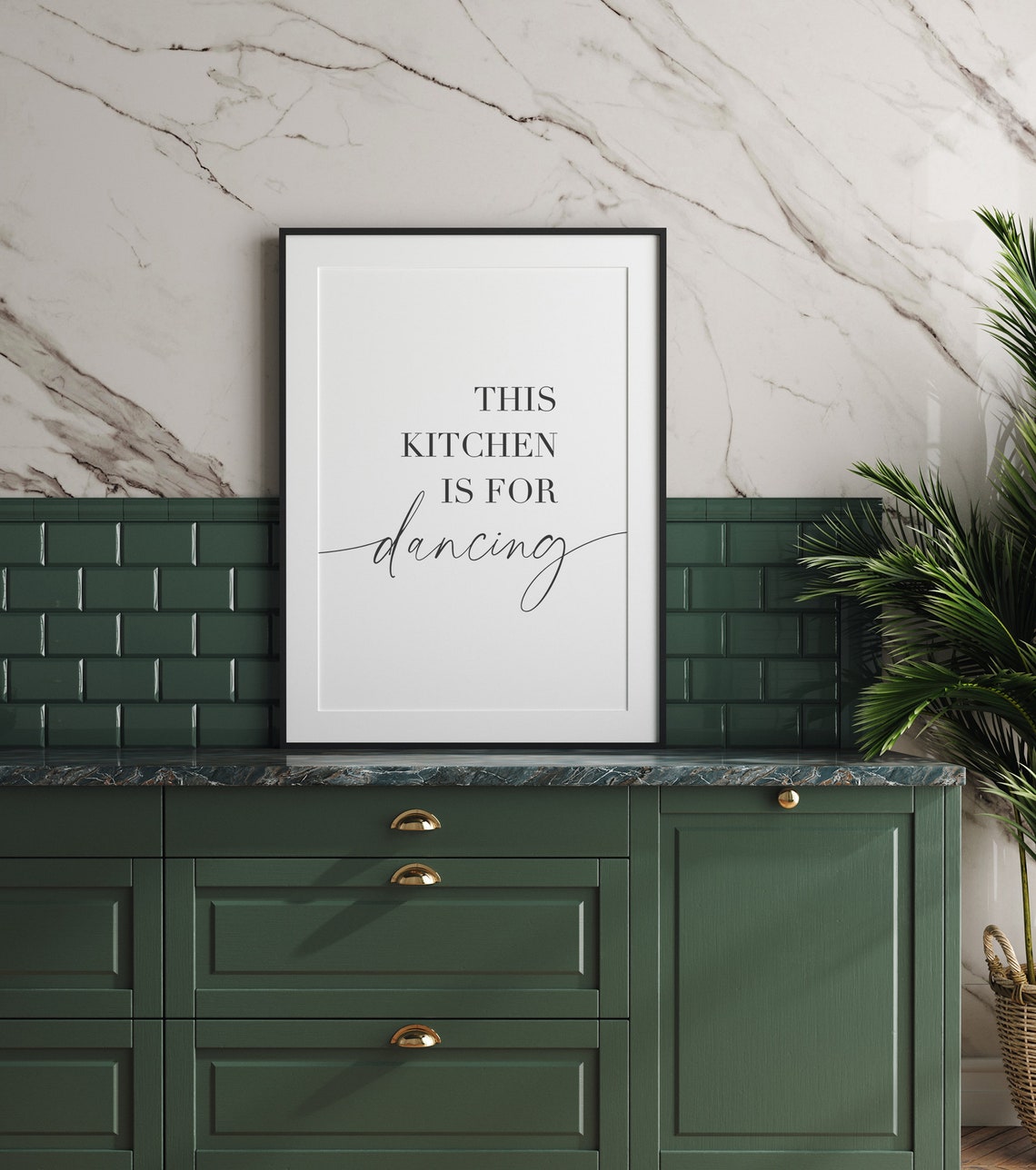 This Kitchen is for Dancing Print Wall Decor Kitchen Dance - Etsy