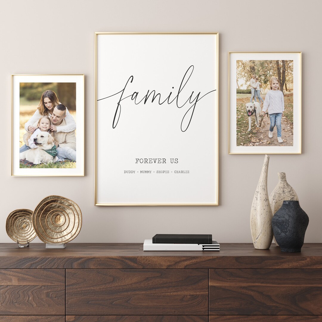 Custom Printable Wall Decor, Personalized Names, Family Prints, New ...