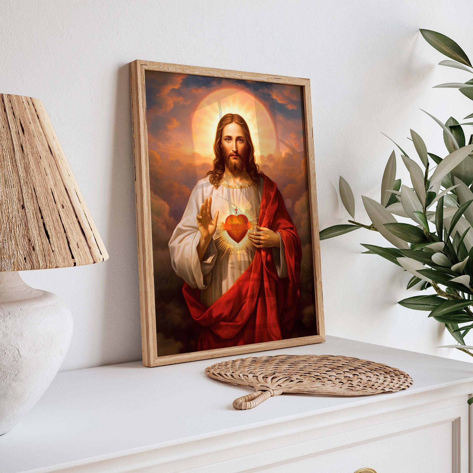 Christian Wall Art, Jesus Wall Art, Farmhouse Wall Decor, Jesus ...