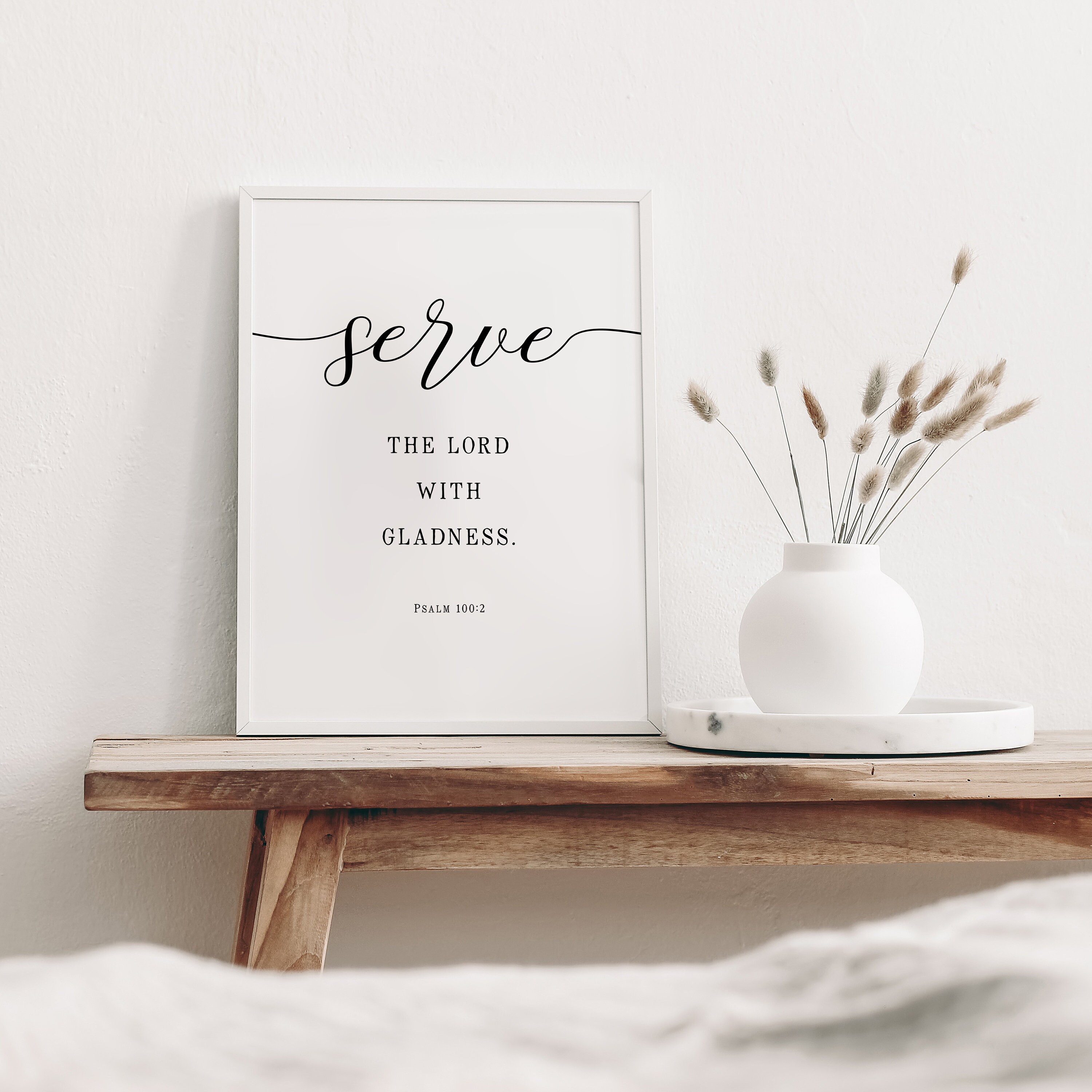 Bible Verse Wall Art Printable Art Scripture Wall Art | Etsy