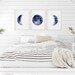 Moon Bedroom Decor Set of 3 Printable Wall Art Bedroom Wall - Etsy