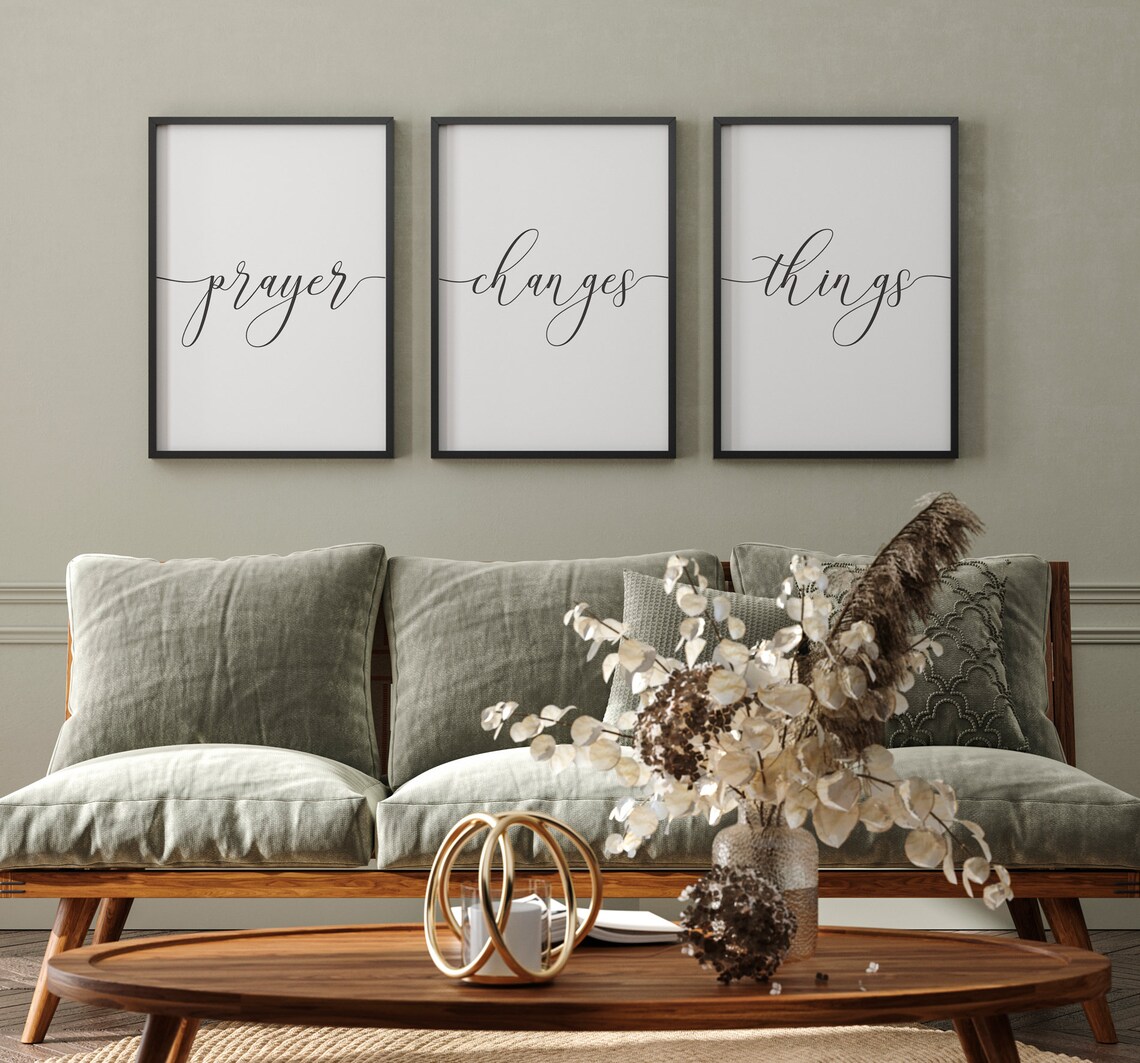 Scripture Wall Art Christian Home Decor Bible Verse Wall - Etsy