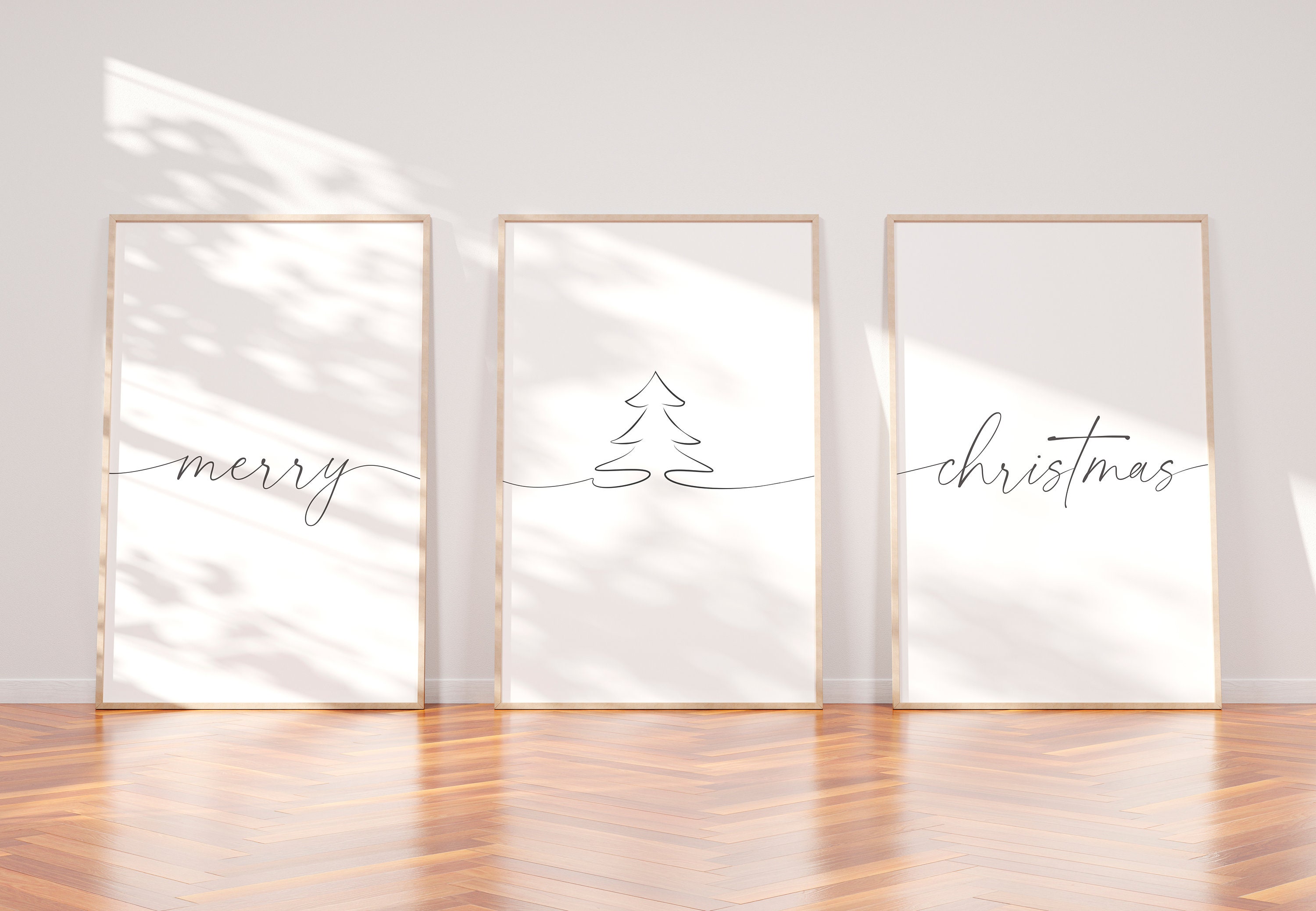 Christmas Wall Art Christmas Printable Set Christmas Gift - Etsy
