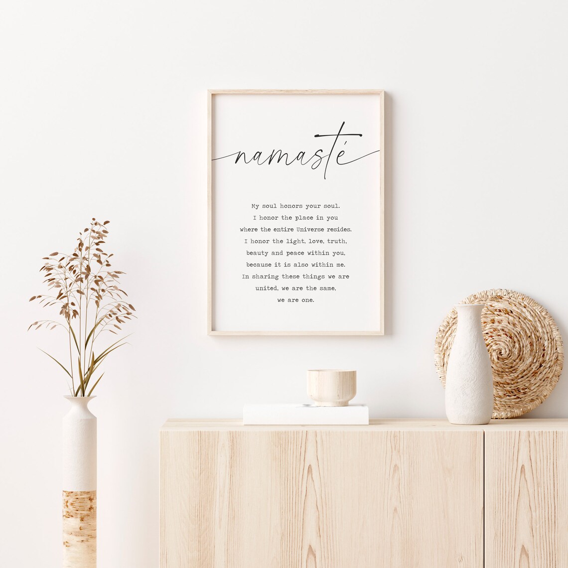 Namaste Printable Namaste Sign Namaste Printable Yoga - Etsy