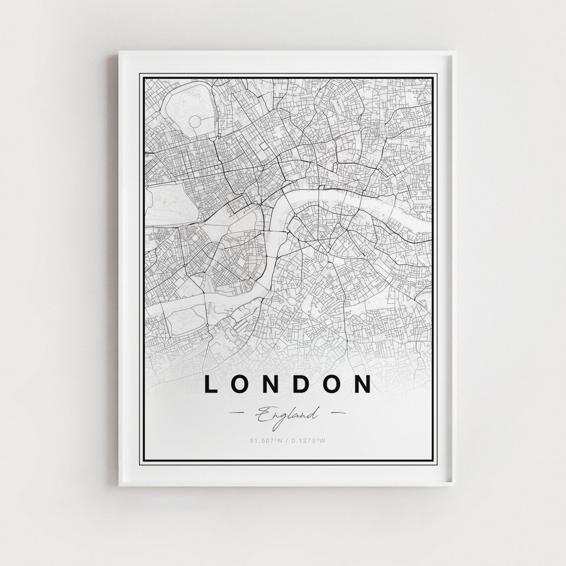London Map Print London Map Download City Map London London | Etsy