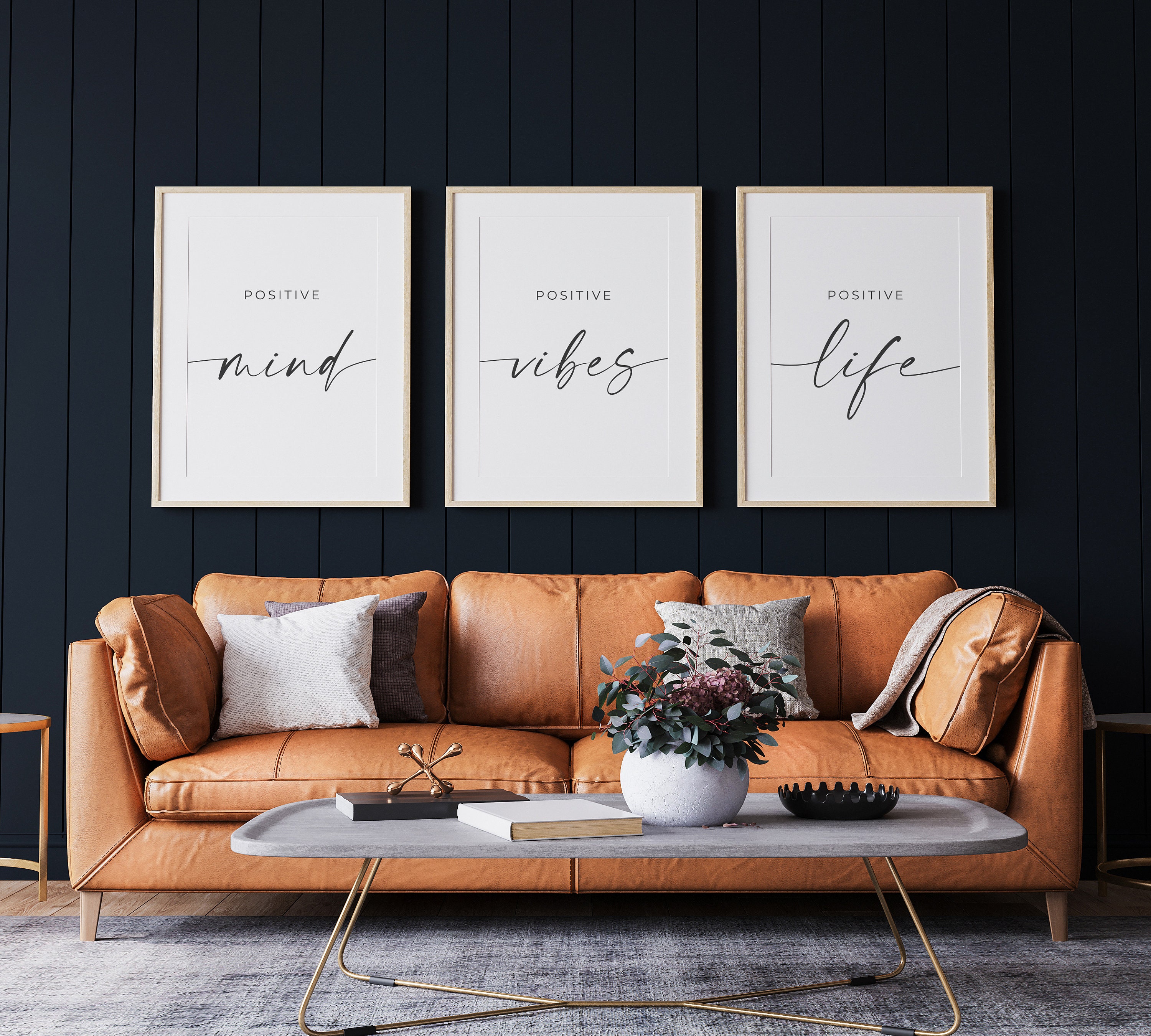 Inspirational Prints, Positive Mind Positive Vibes Positive Life Print ...