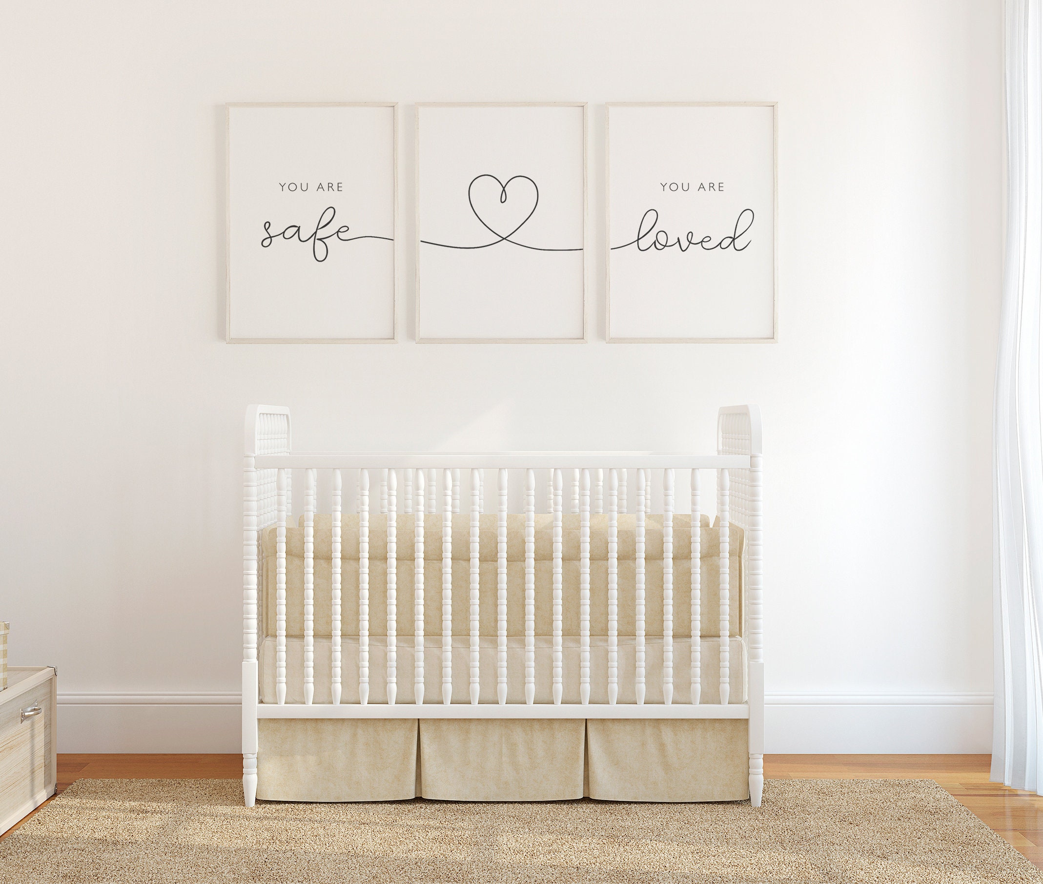 Nursery Wall Art Print, Printable Quotes for Baby Room, Nursery Wall ...