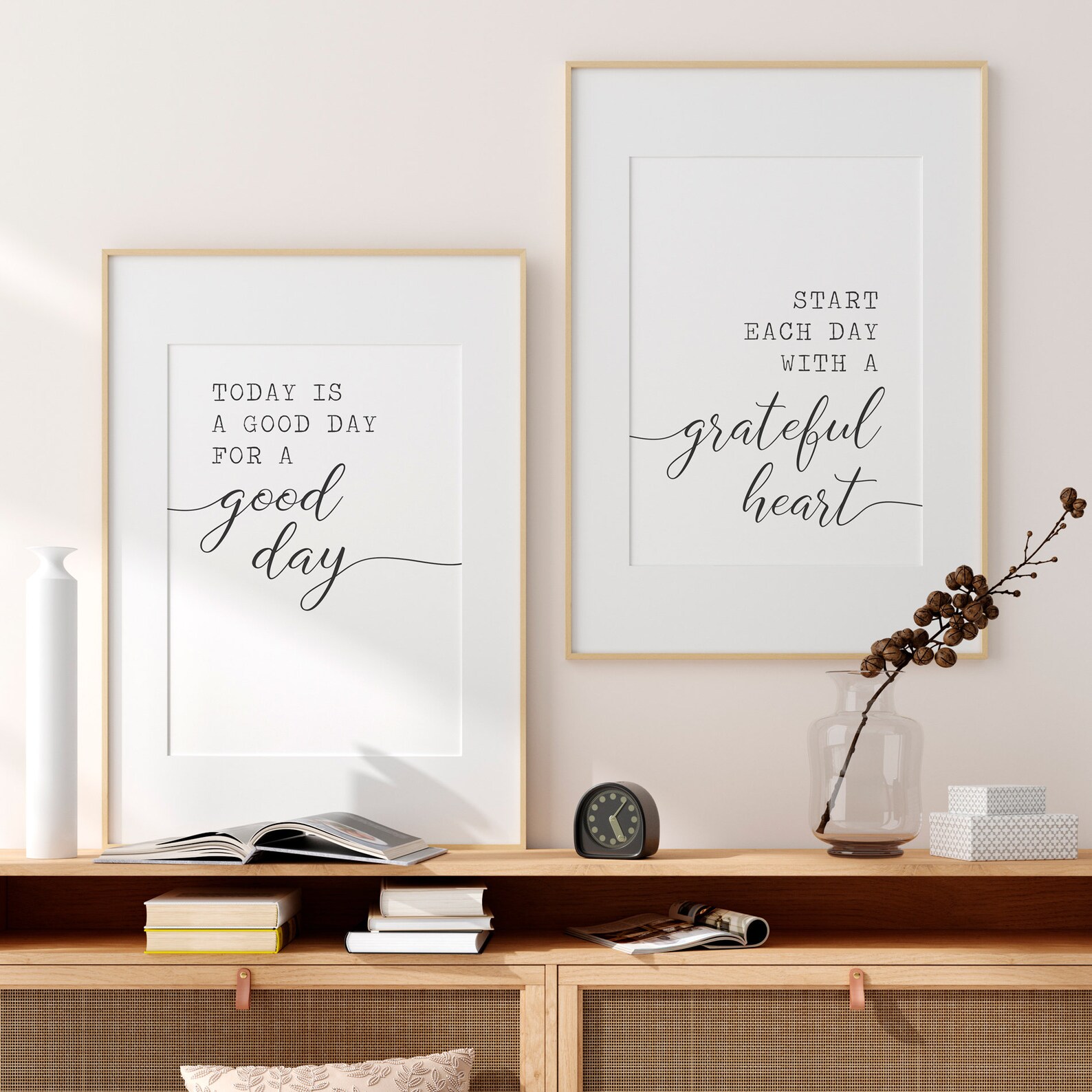 Today is A Good Day for A Good Day Set of 2 Printable Art - Etsy