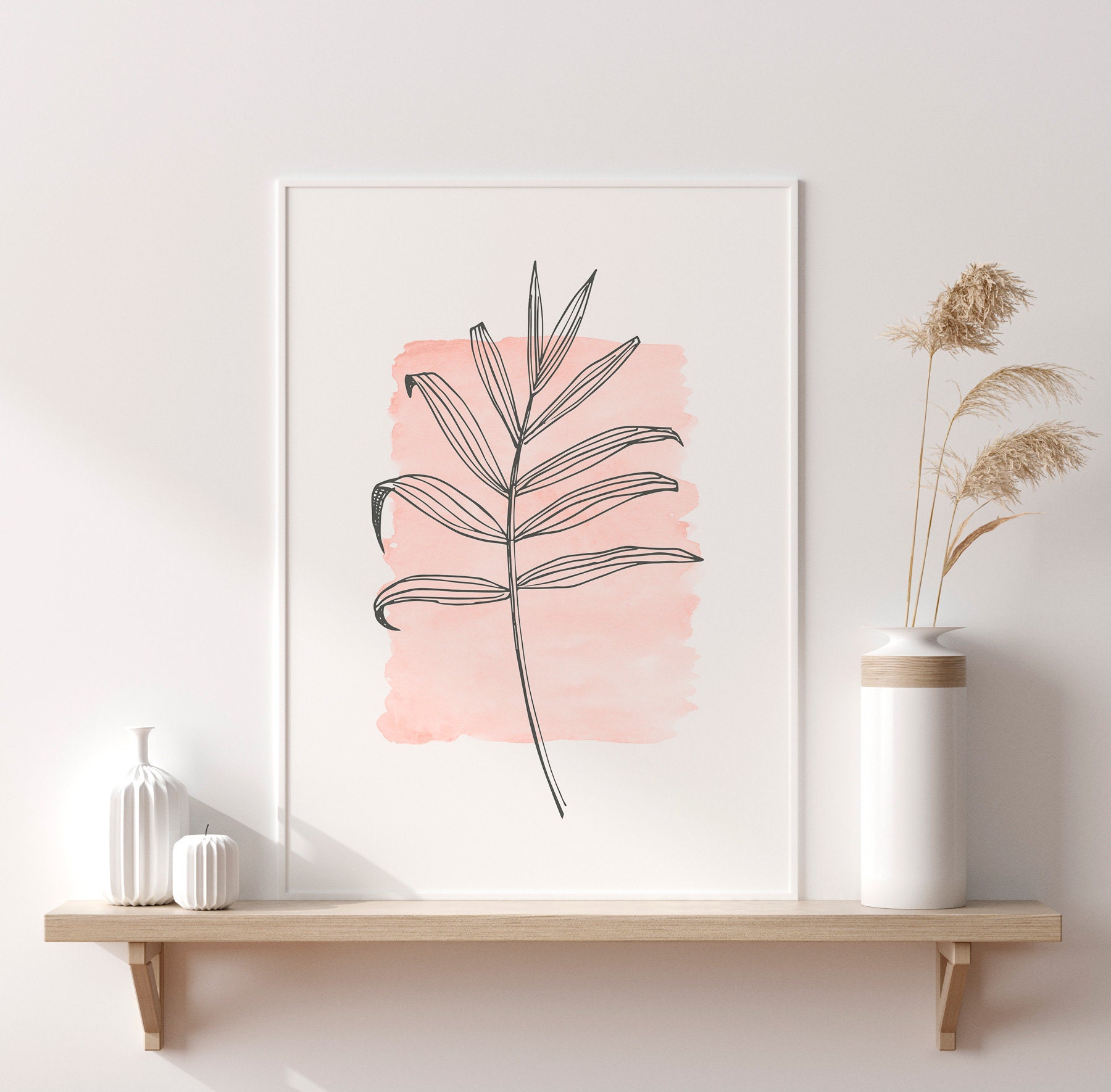 Minimal Line Art Bedroom Wall Art Printable Bedroom Decor - Etsy