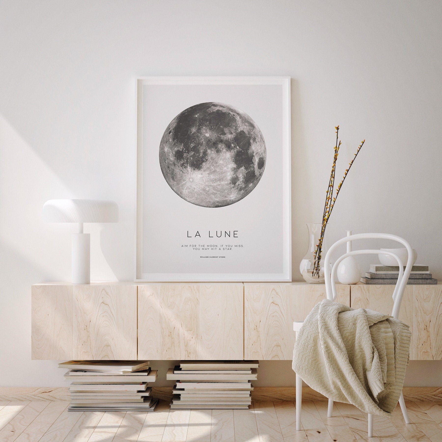 Moon Printable Wall Art Moon Phases Printable Moon Phases | Etsy