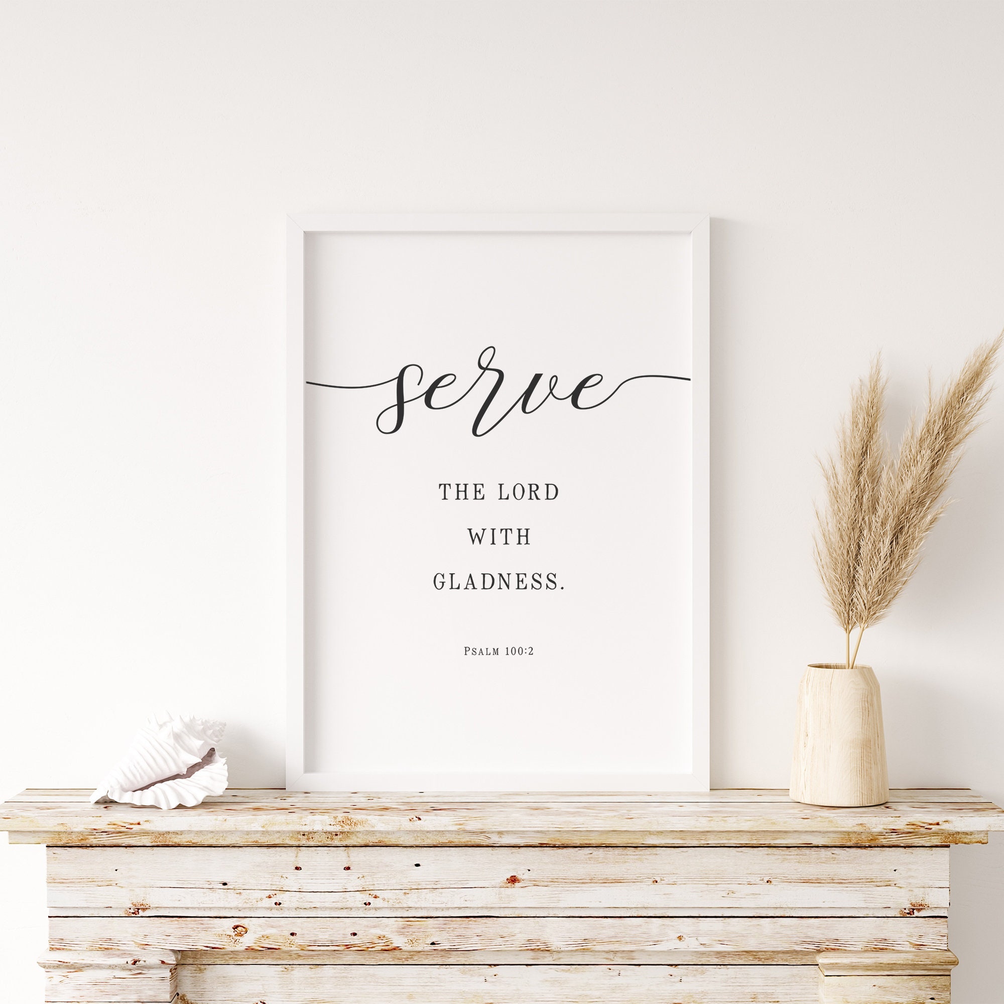 Bible Verse Wall Art Printable Art Scripture Wall Art | Etsy