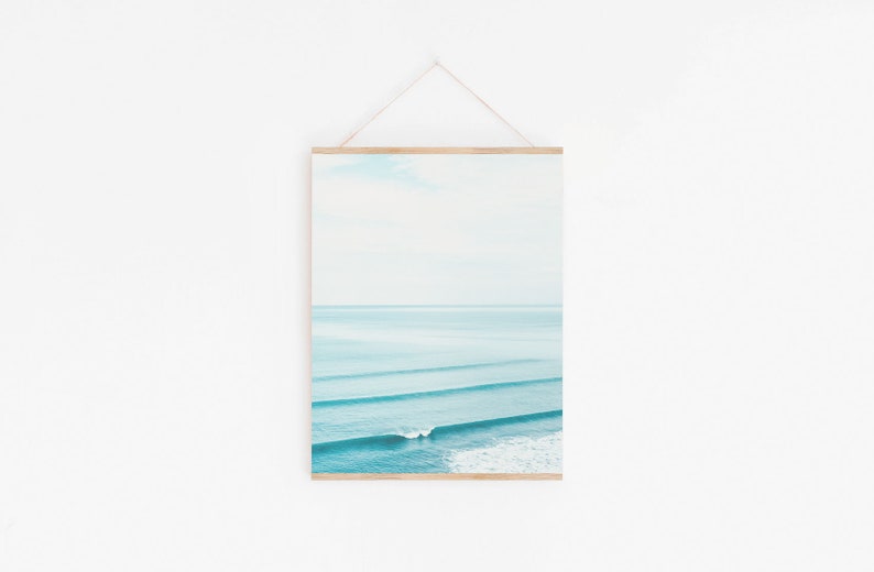 Coastal Printable Blue Ocean Print Coastal Prints Beach | Etsy