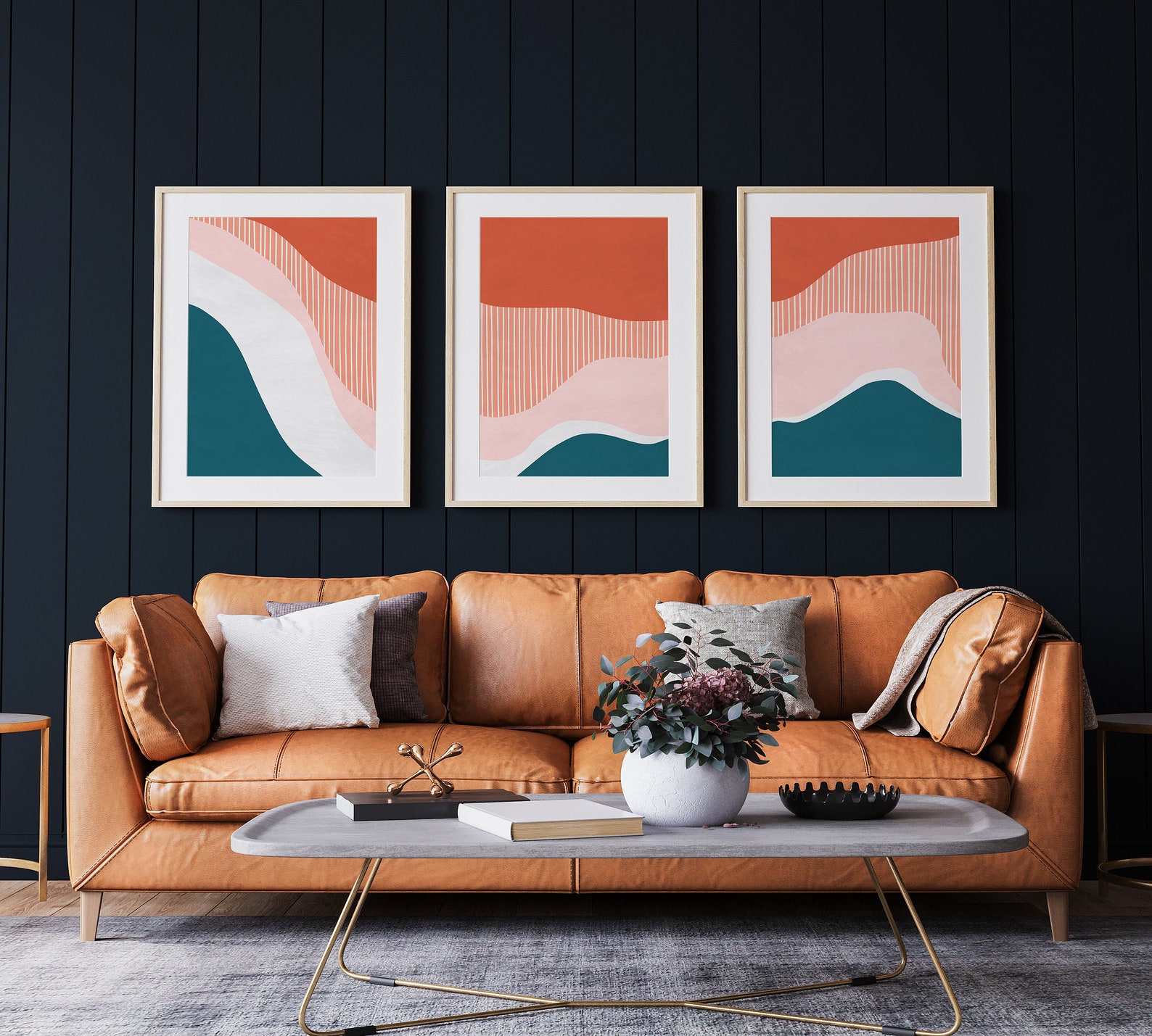 Boho Abstract Wall Art, Above Bed Wall Decor, Boho Wall Decor ...