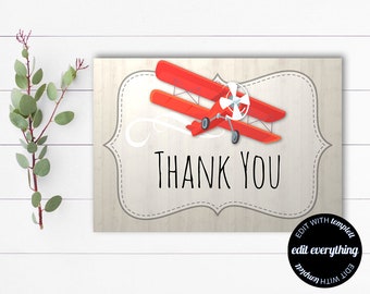 Airplane thank you | Etsy