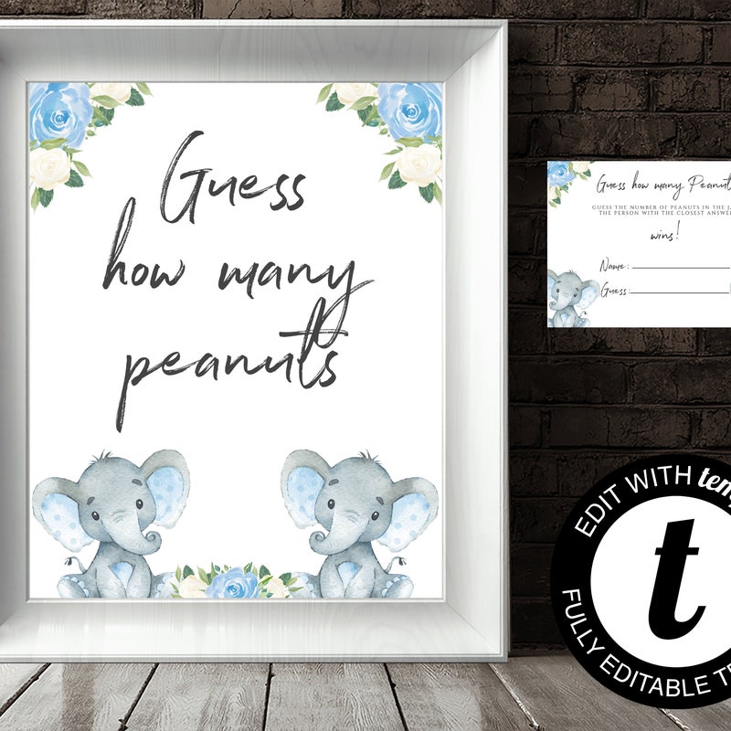 Guess How Many Peanuts - Etsy