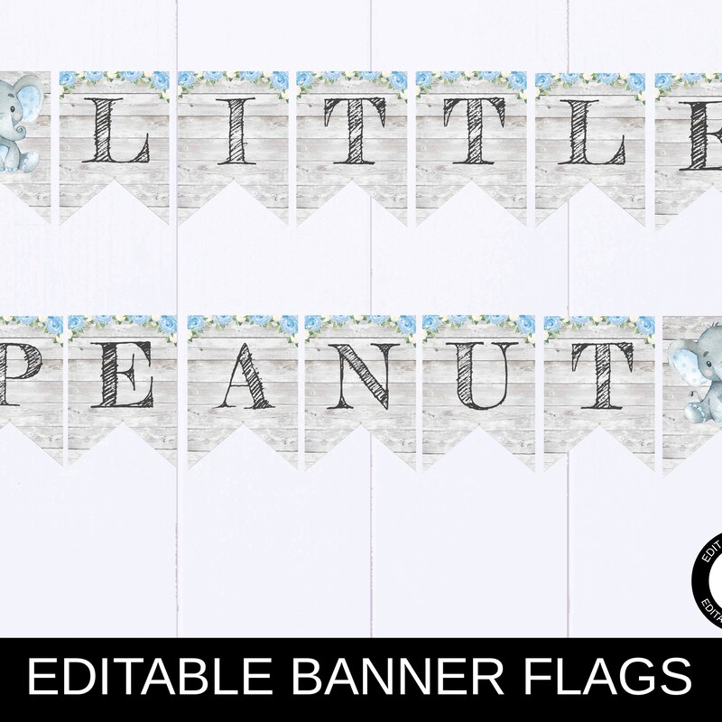 Elephant Banner - Etsy