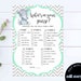 What's in Your Purse Baby Shower Game Elephant Purse Game Printable ...
