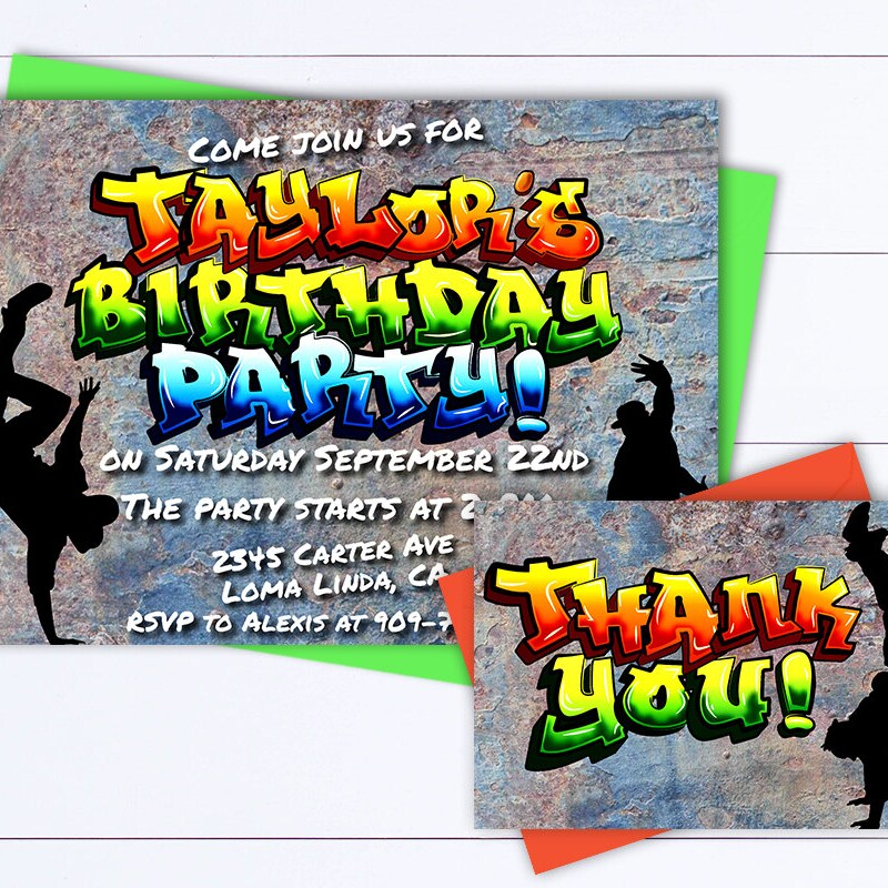 Hip Hop Birthday - Etsy