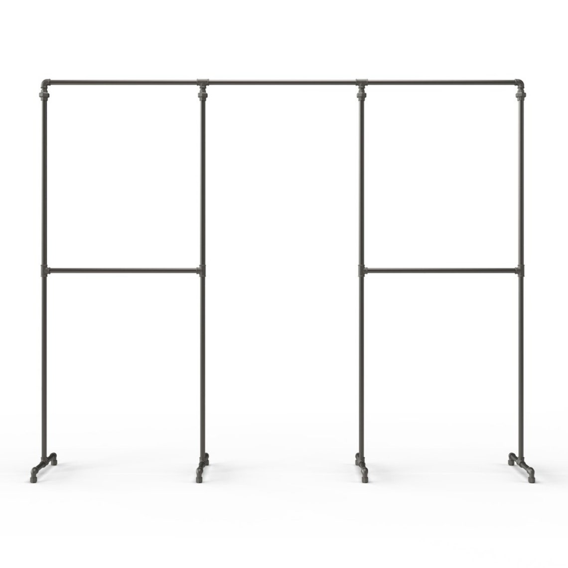TRIPLE Type 2 Clothes Rail System With 3 Rows - Etsy UK