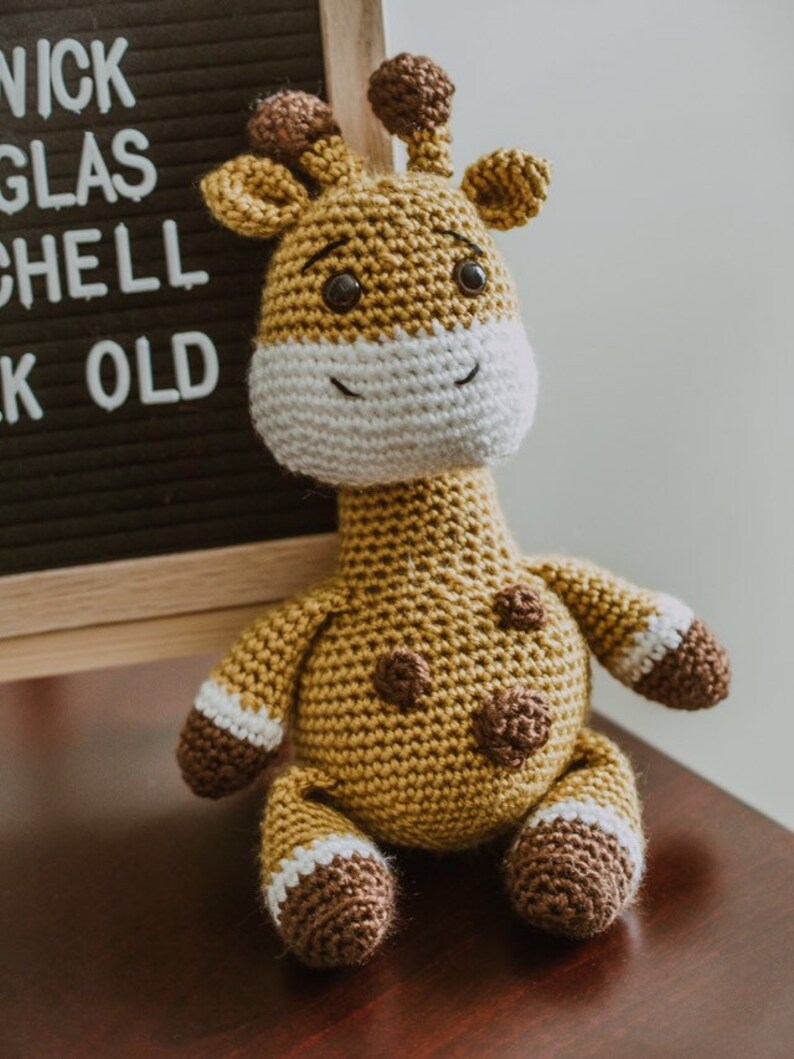 Stuffed Giraffe Handmade Stuffy Giraffe Plushie Safari | Etsy