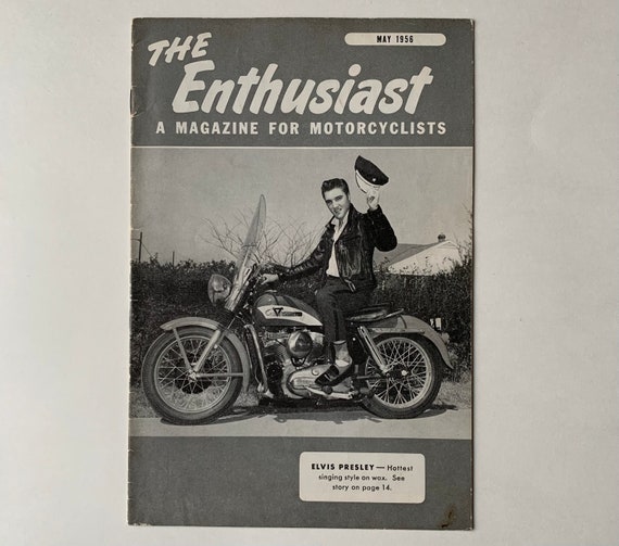 Elvis Motorcycle Poster