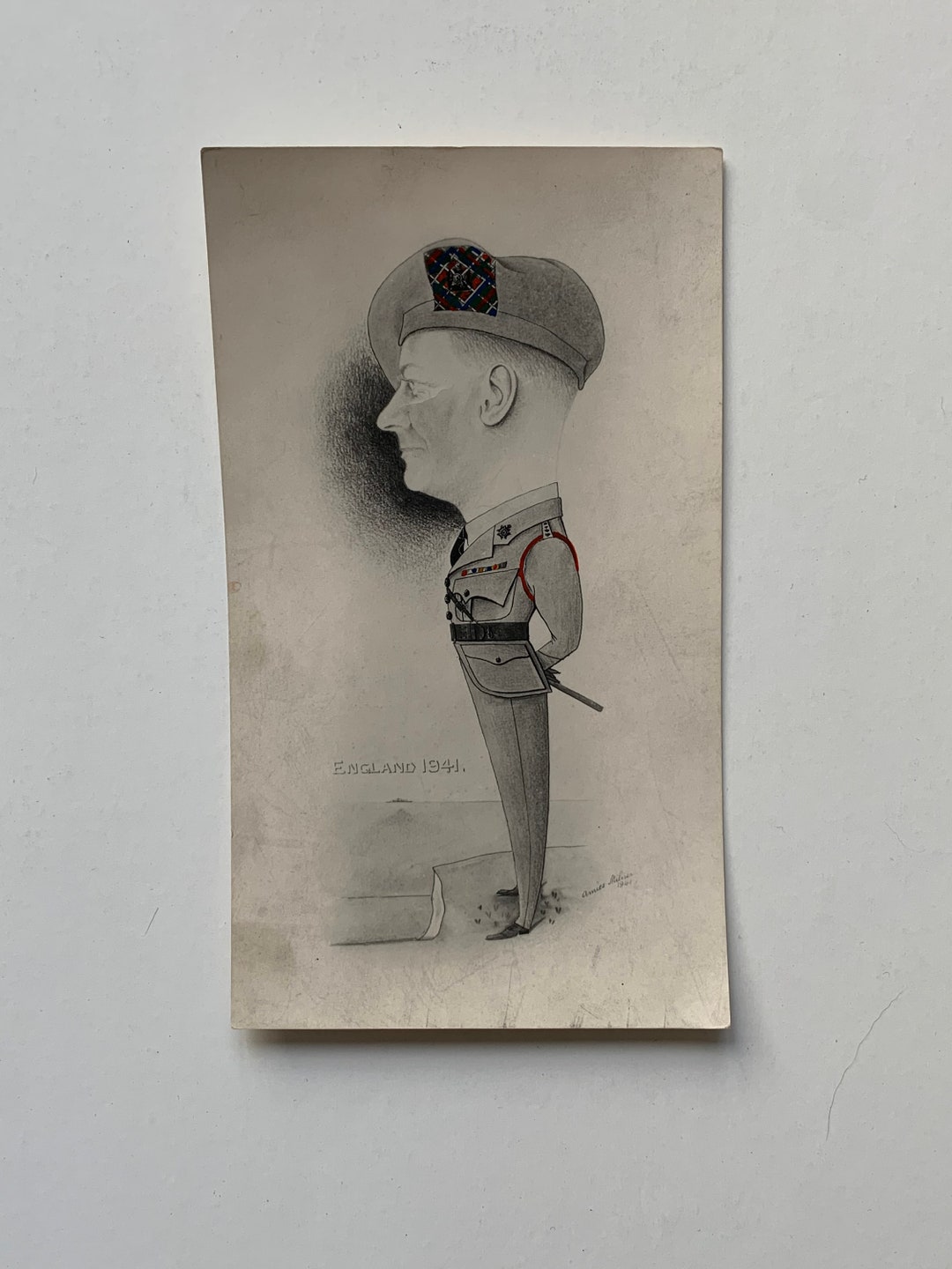Amies Milner British Soldier Caricature England 1941 - Etsy