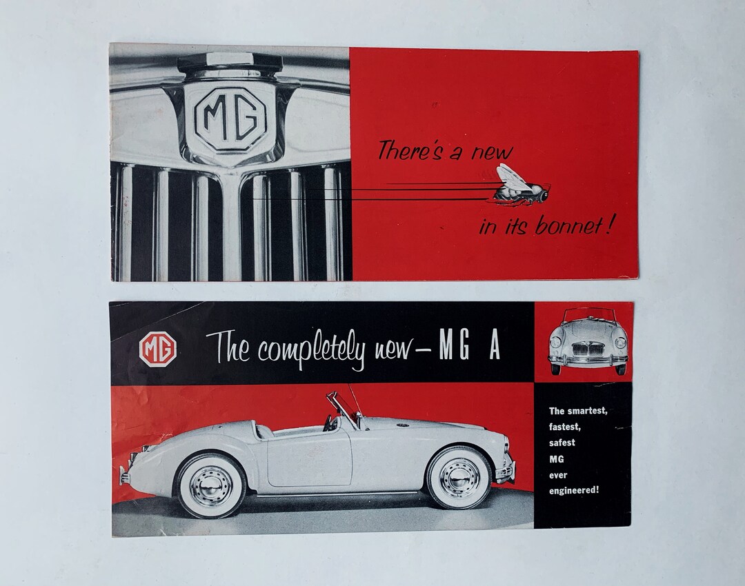 1954 MG Dealer Sales Brochure and Spec Sheet British Cars - Etsy
