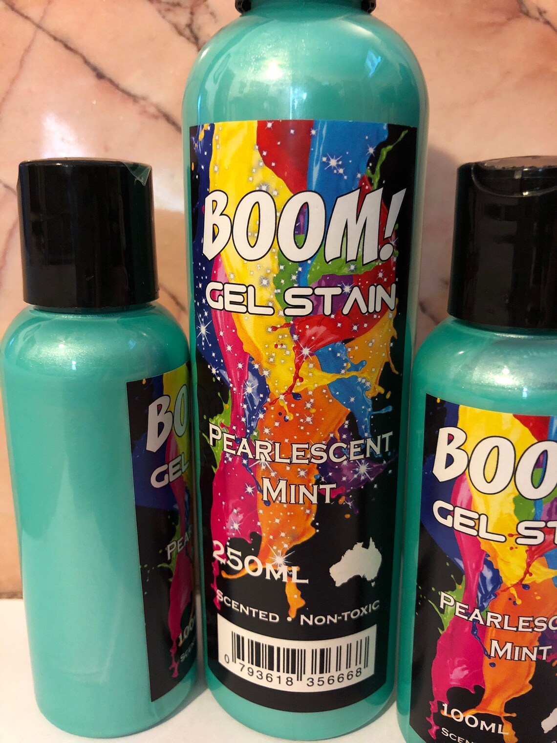 BOOM Gel Stain Pearlescent Mint. - Etsy