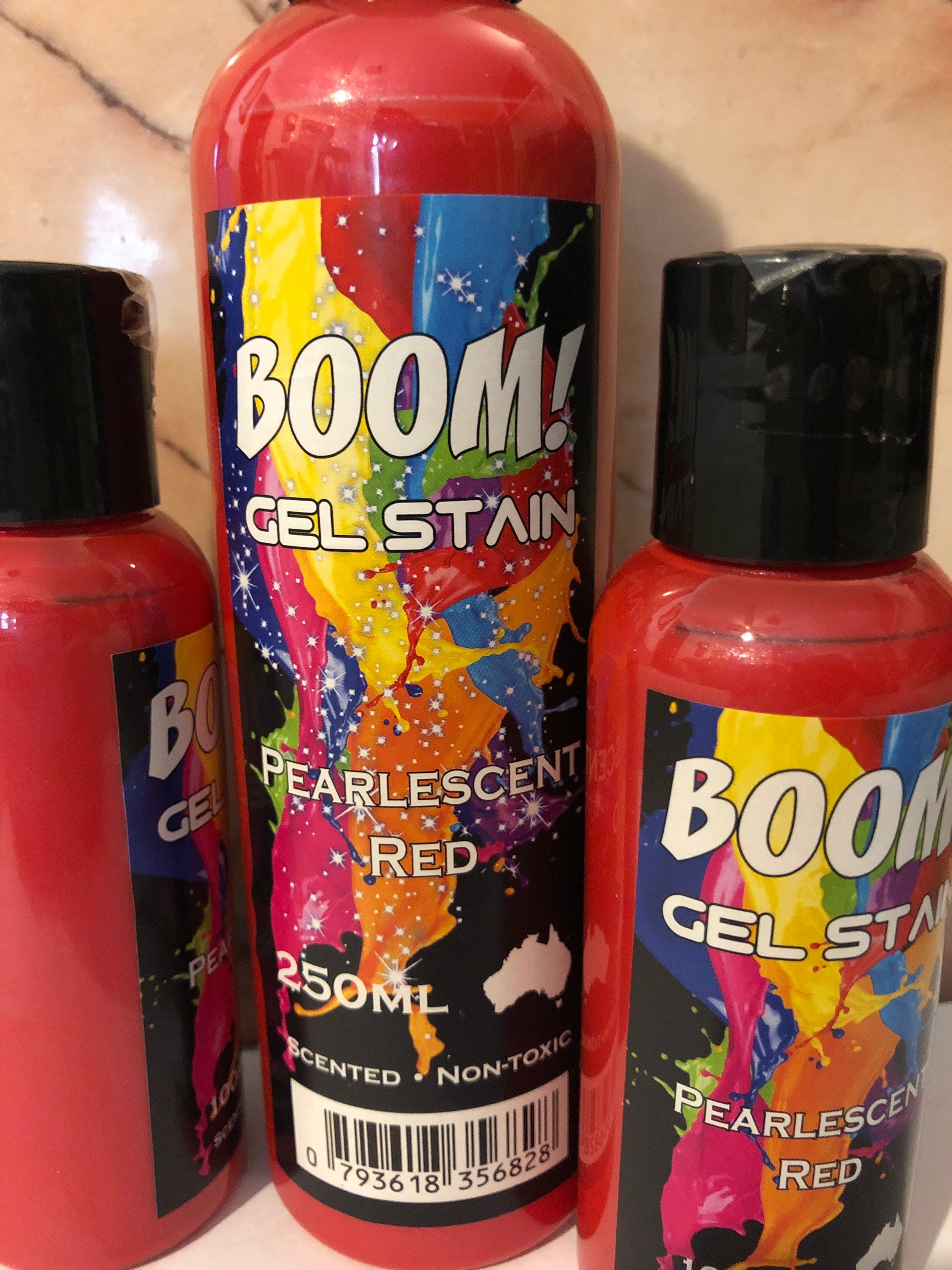 BOOM Gel Stain Pearlescent Red - Etsy