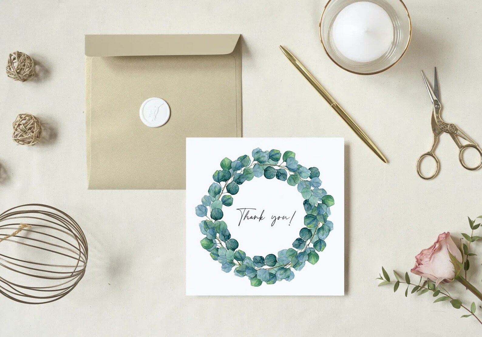 Watercolor Eucalyptus Wreath Foliage Leaves Clipart PNG Greenery Frame ...