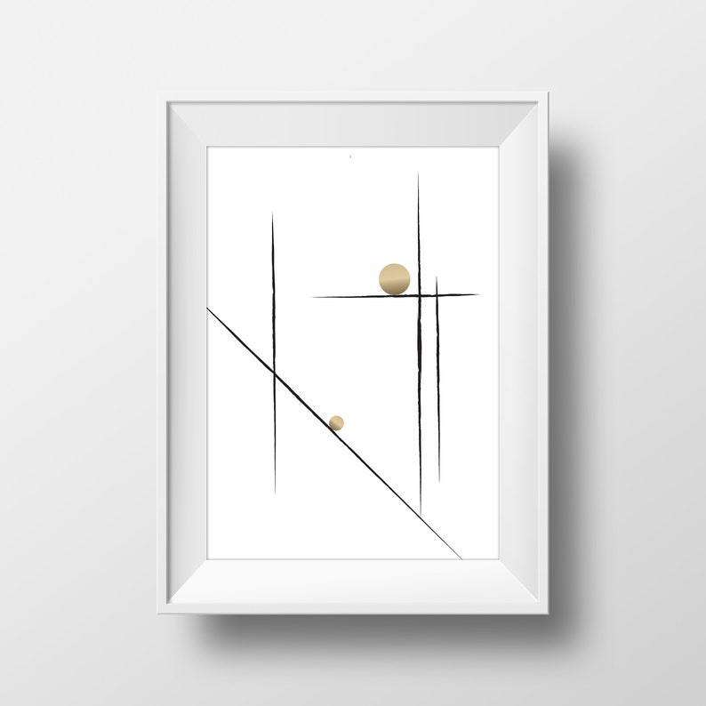 Abstract Line Art, Line Art, Abstract Wall Art, Minimalistic Poster ...