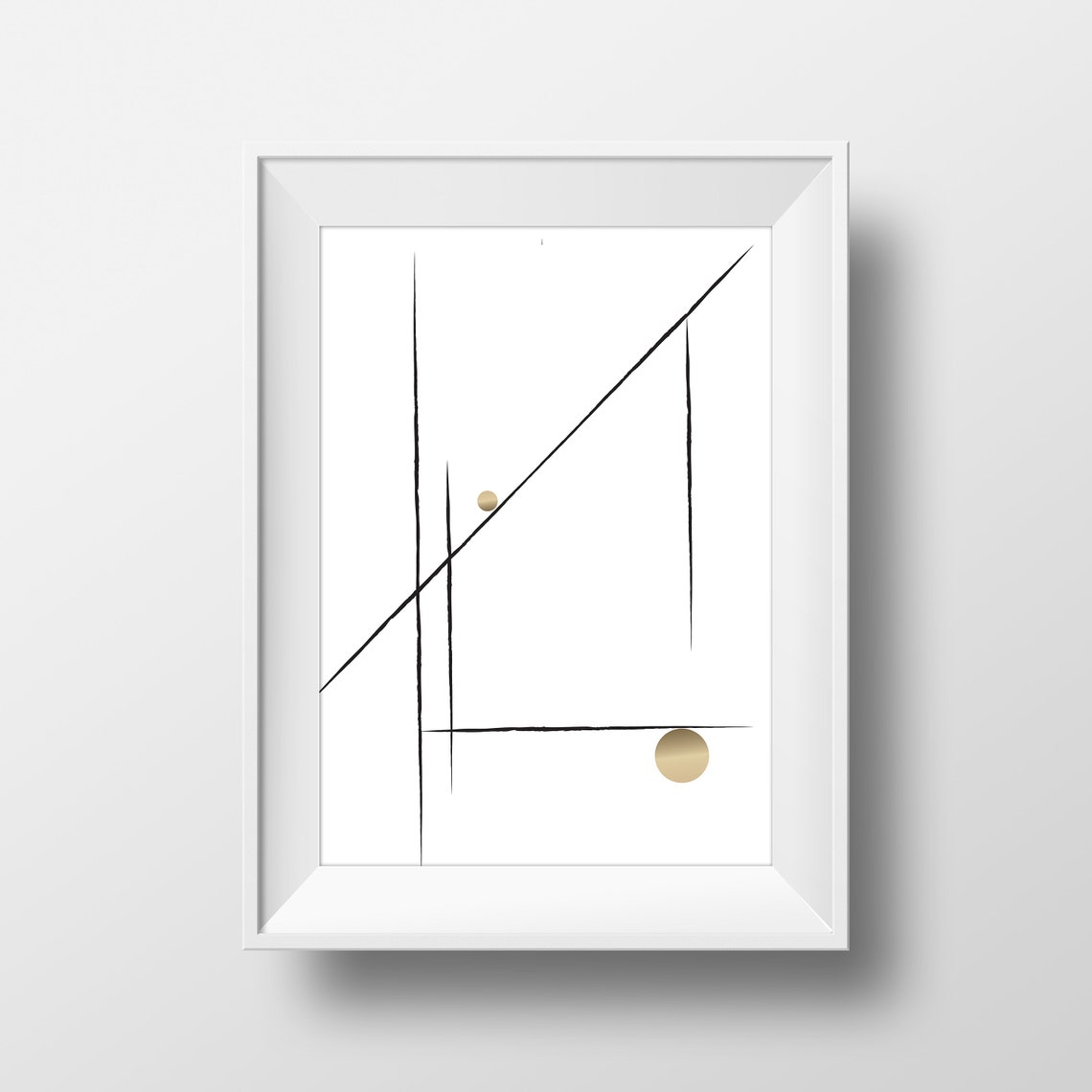 Abstract Line Art, Line Art, Abstract Wall Art, Minimalistic Poster ...
