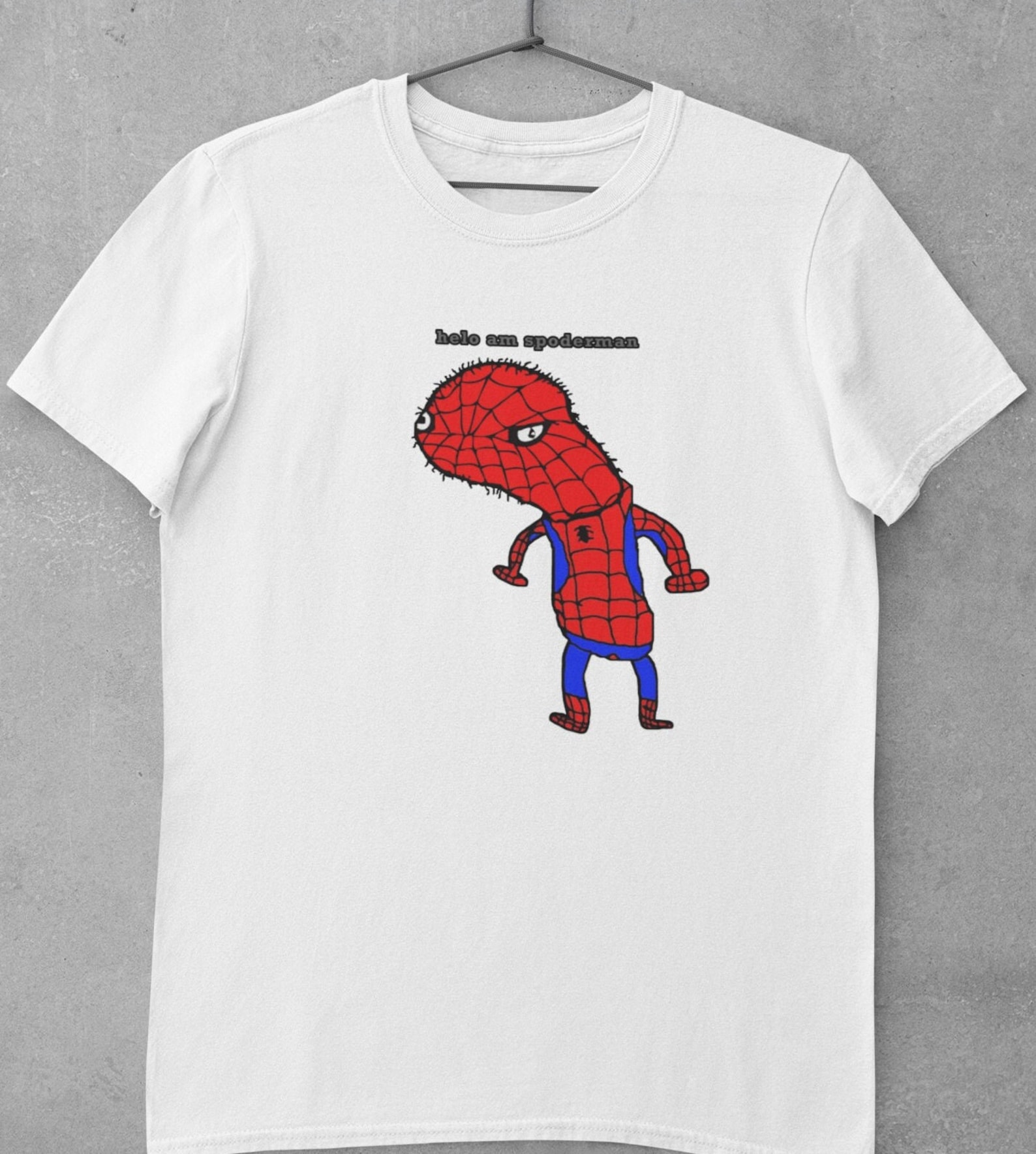 Spoderman Spiderman Meme T Shirt - Etsy