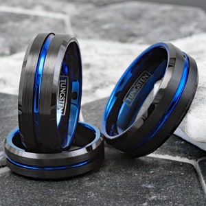 Thin Blue Line Ring, Law Enforcement Appreciation Ring, First Responder ...