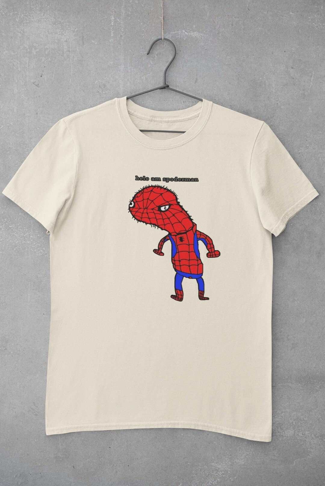 Spoderman Spiderman Meme T Shirt - Etsy