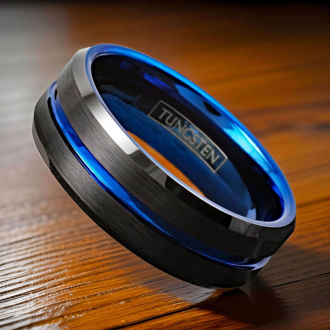 Thin Blue Line Ring, Law Enforcement Appreciation Ring, First Responder ...