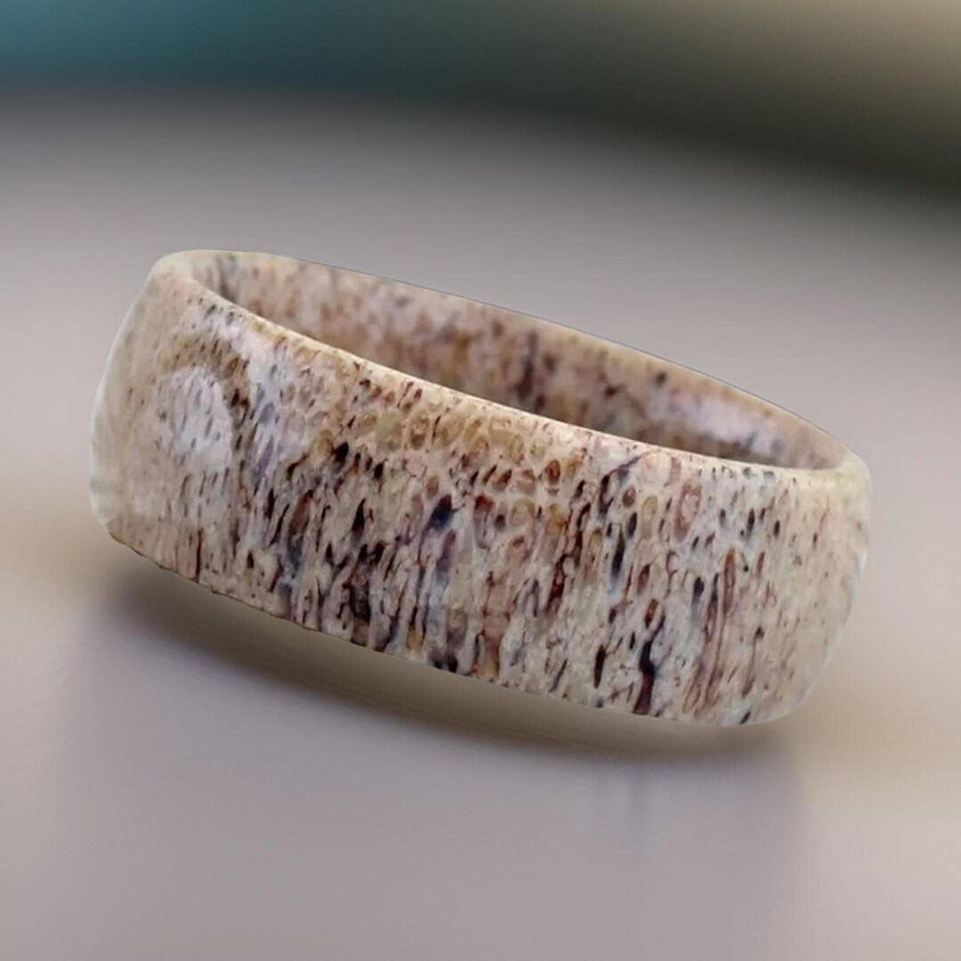 Genuine Deer Antler Ring, Elk Antler Ring, Moose Antler Ring, Unique ...