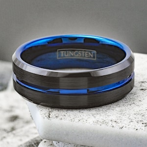 Thin Blue Line Ring, Law Enforcement Appreciation Ring, First Responder ...