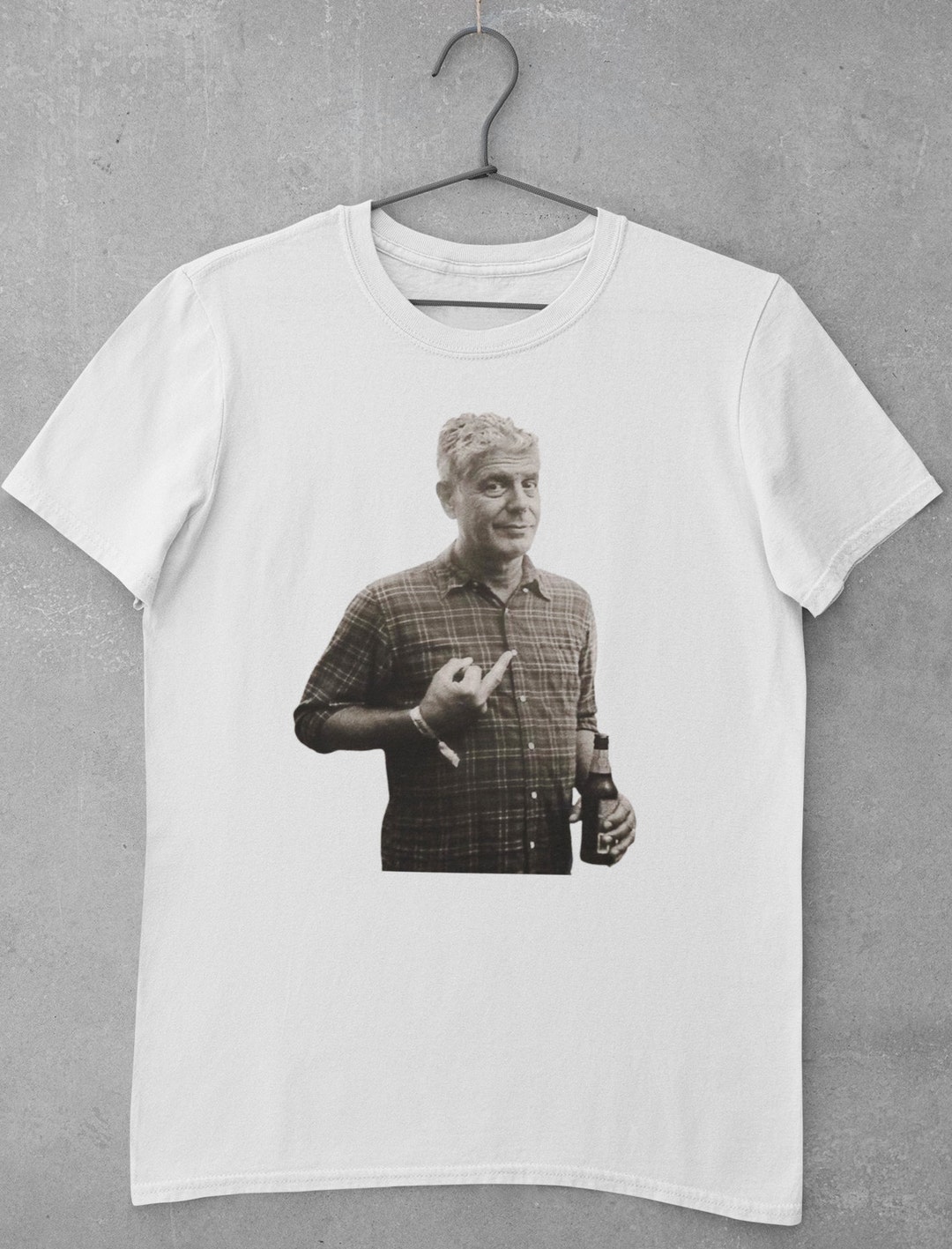 Anthony Bourdain Middle Finger Shirt Original, Parts Unknown Shirt ...
