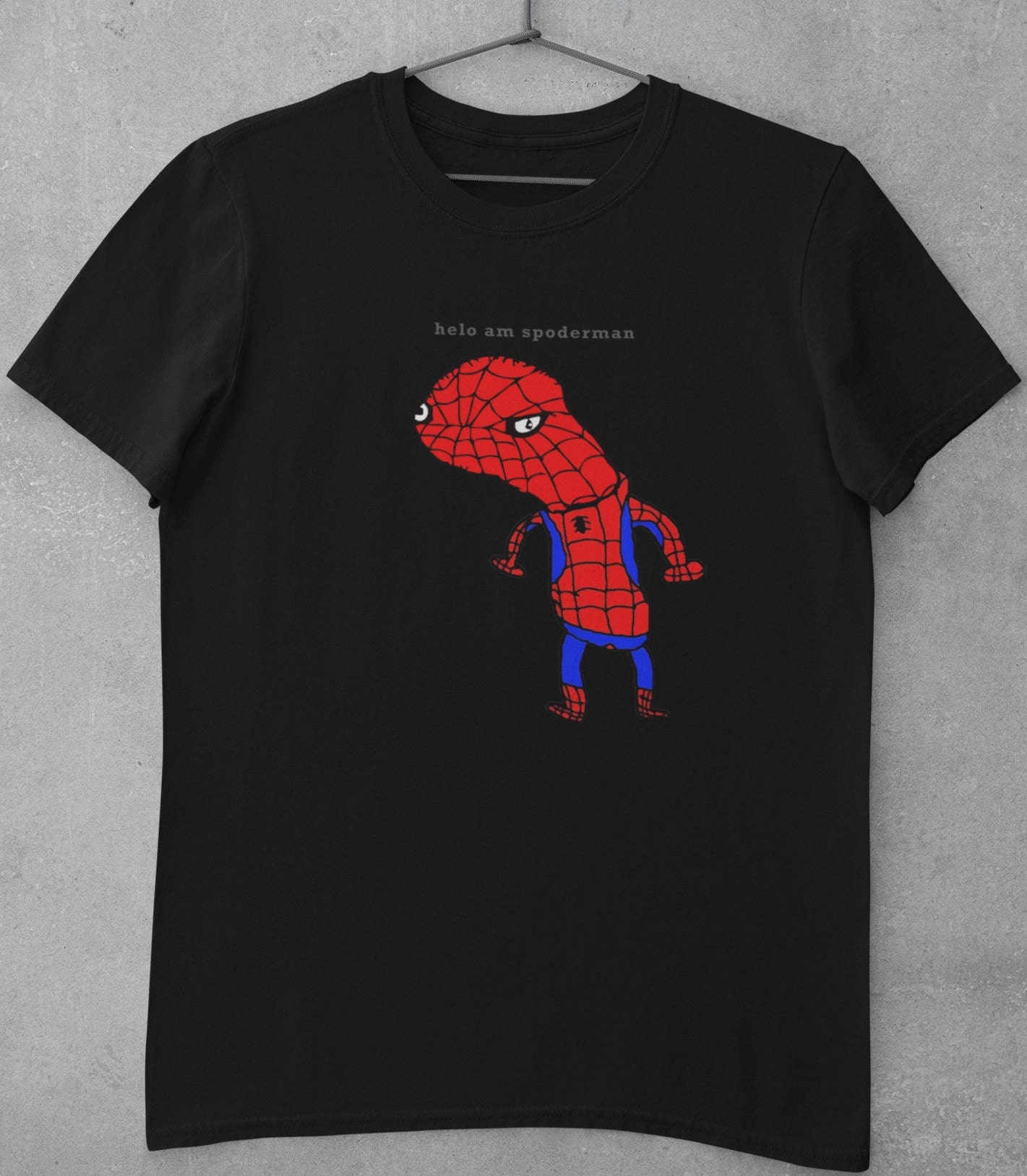 Spoderman Spiderman Meme T Shirt - Etsy