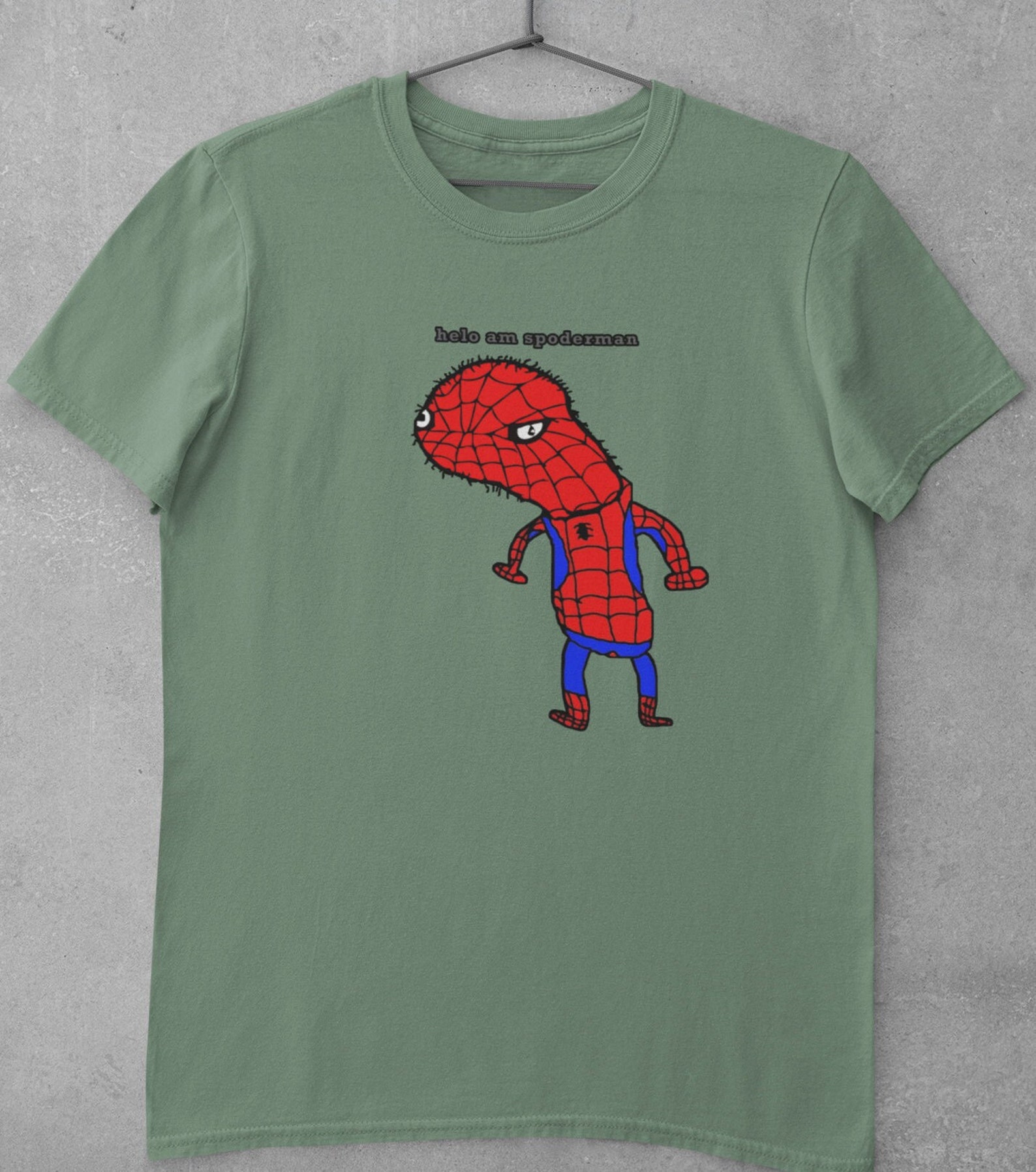 Spoderman Spiderman Meme T Shirt - Etsy