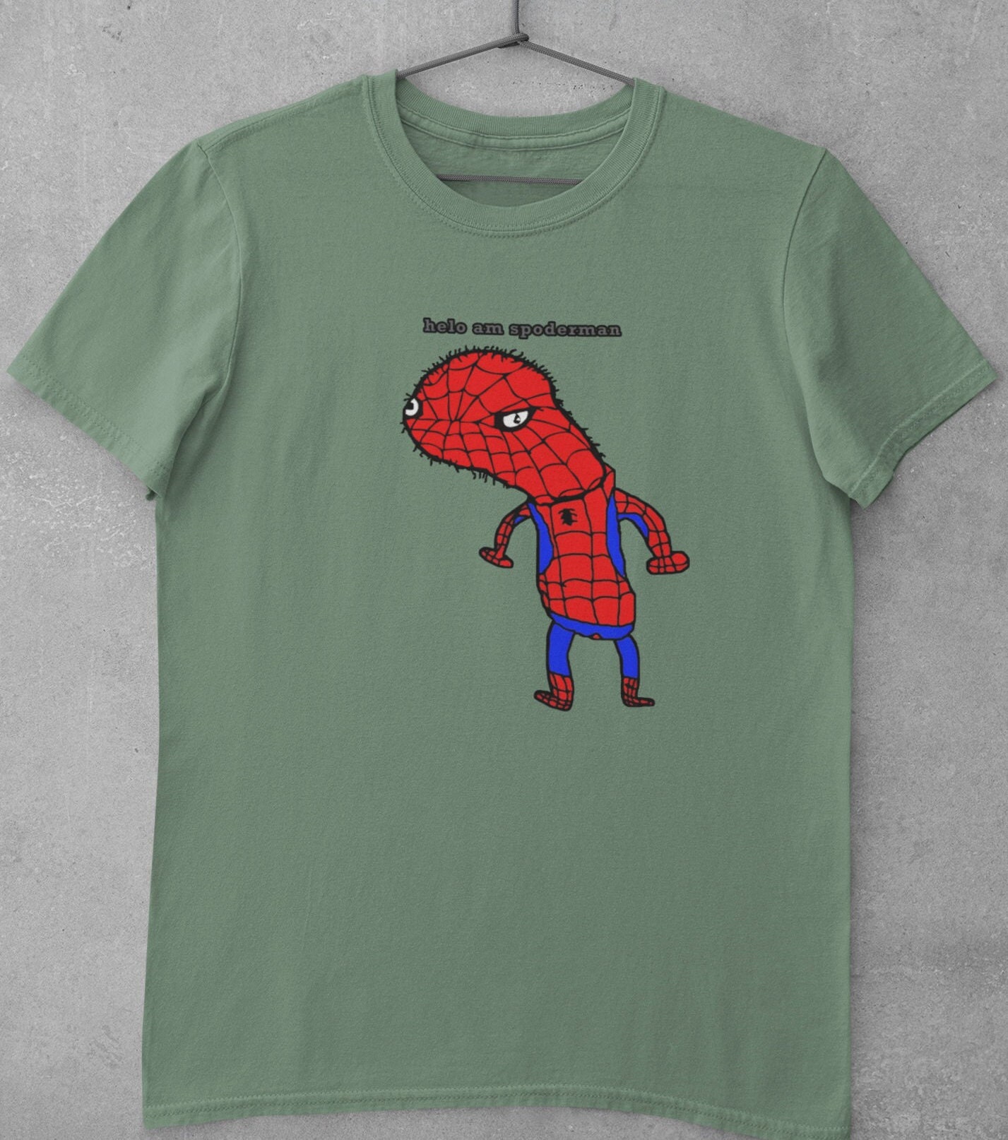 Spoderman Spiderman Meme T Shirt - Etsy