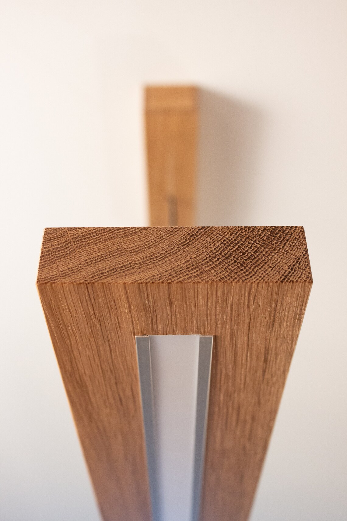 Design Hanging Lamp Oak Solid Wood Rectangular 100cm Handmade | Etsy