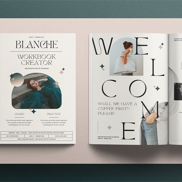 Magazine Layout - Etsy