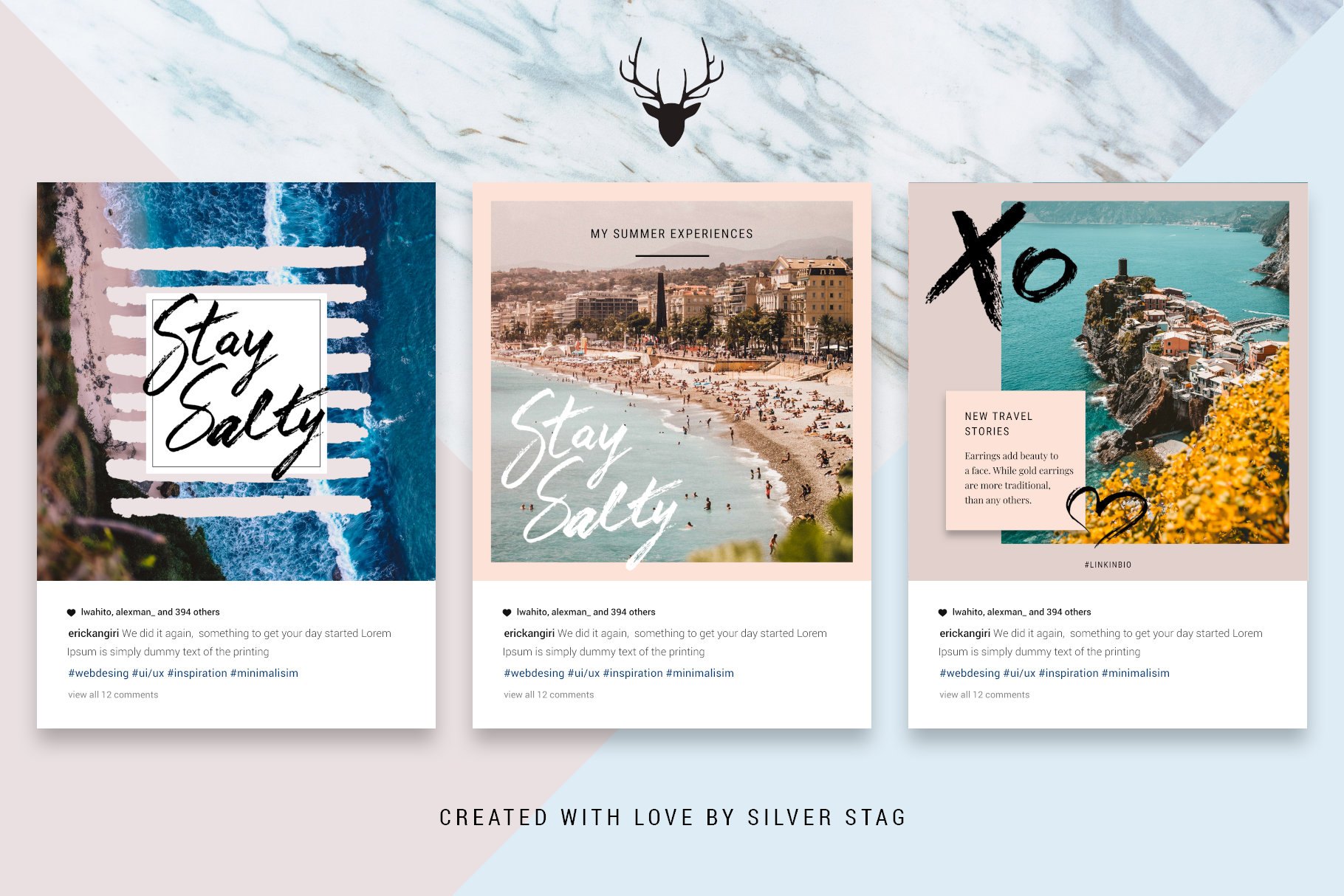 CANVA Instagram Hand-drawn Posts - Creative, Modern, Influencer ...