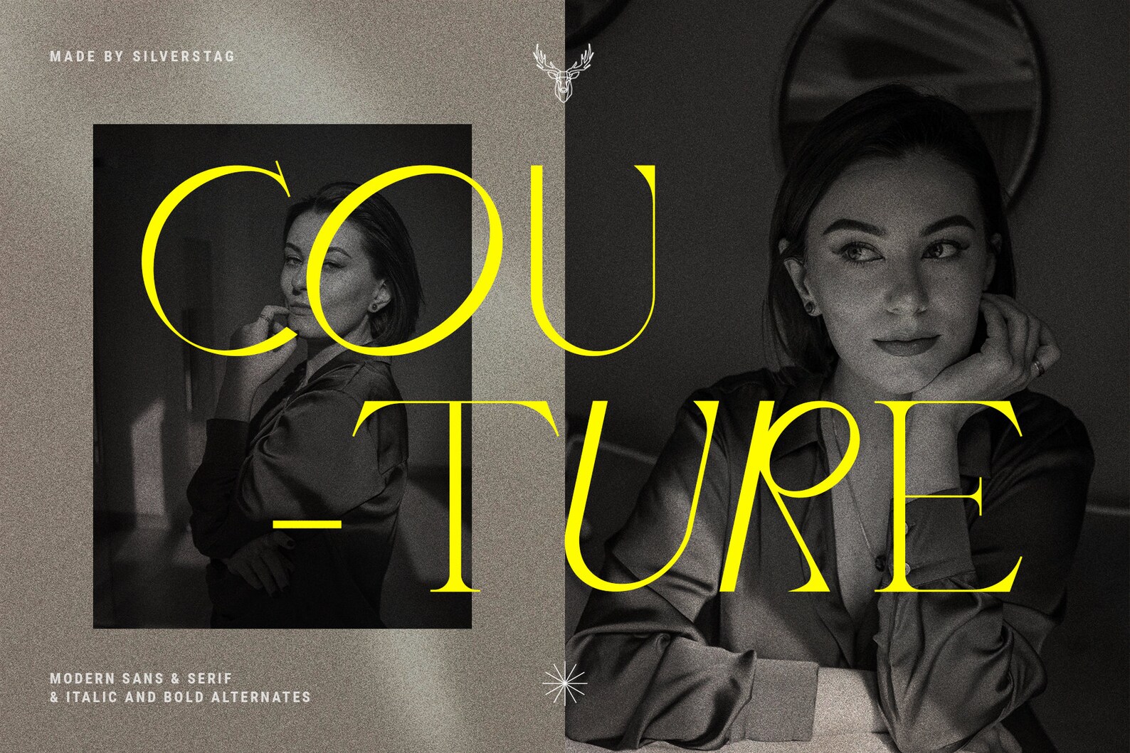 Quarx - Sans & Serif Modern Font Duo - Etsy