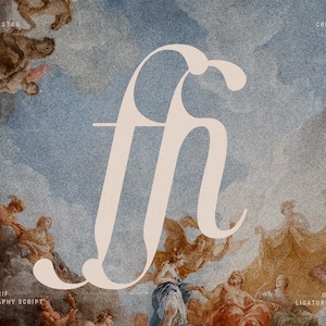 Silver Garden - Nostalgic Font Duo - Etsy