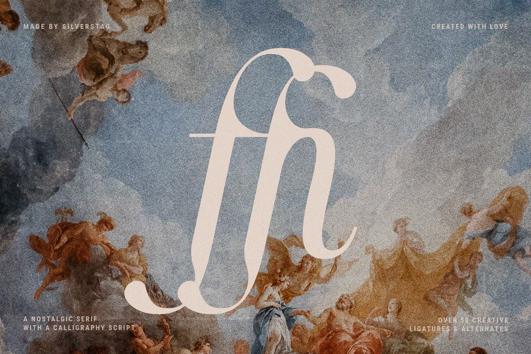 Silver Garden - Nostalgic Font Duo - Etsy