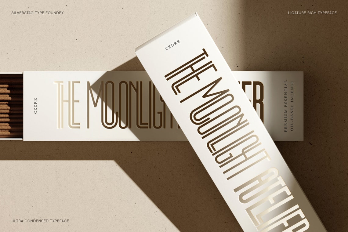 First Contact Ultra Condensed Typeface 16 Fonts - Etsy