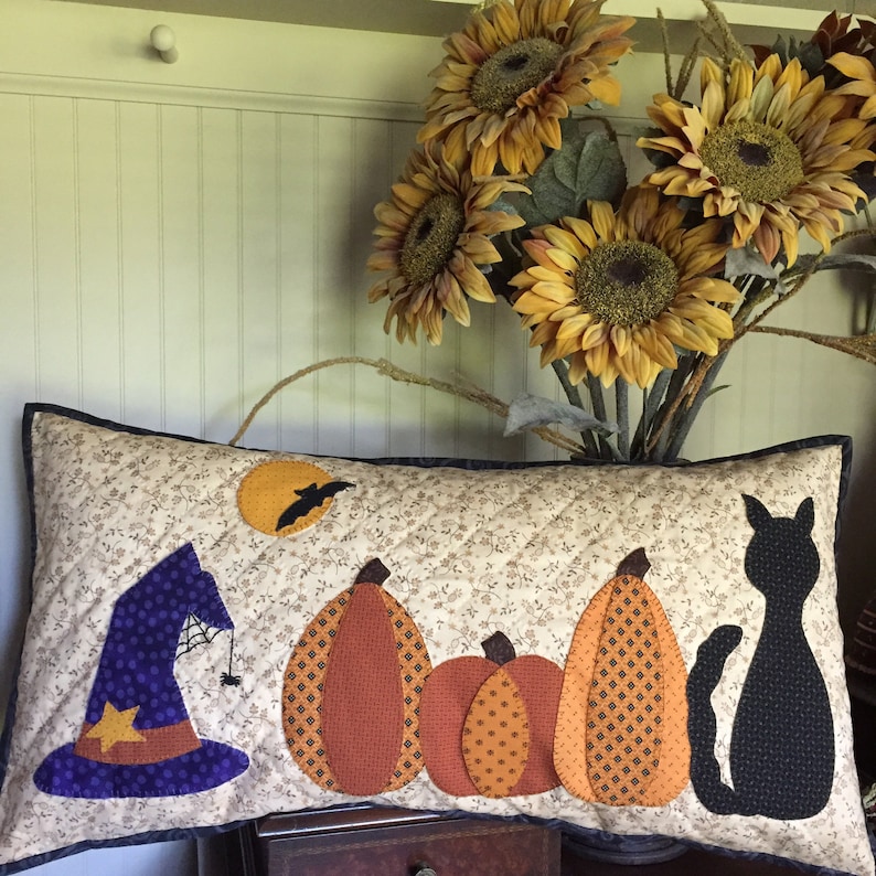 What Witch Applique Quilt Pattern - Etsy